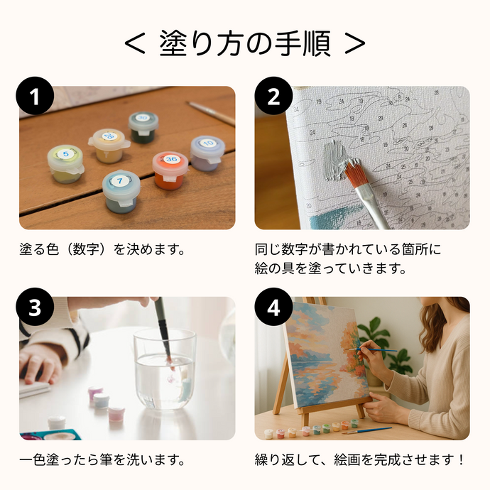 カスタム数字絵画キット – Paint Yours